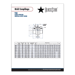 Coupling Spec Sheets - BlackStar PT